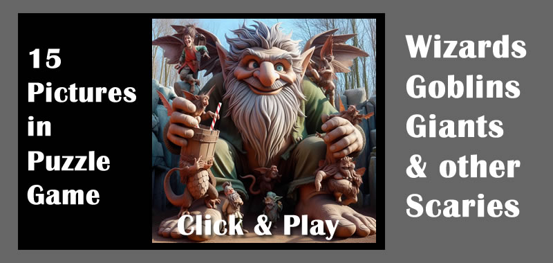 Goblins, Wizards, Giants and others Jigsaw Puzzle Game