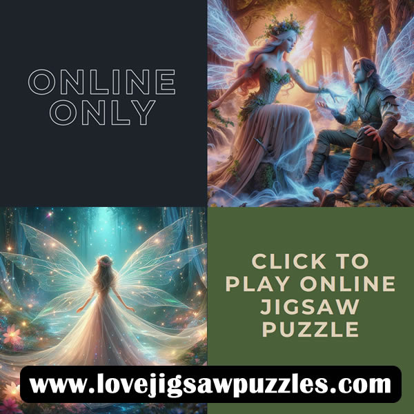 Fairies, Elves and Enchanted Creatures Jigsaw Puzzle Game