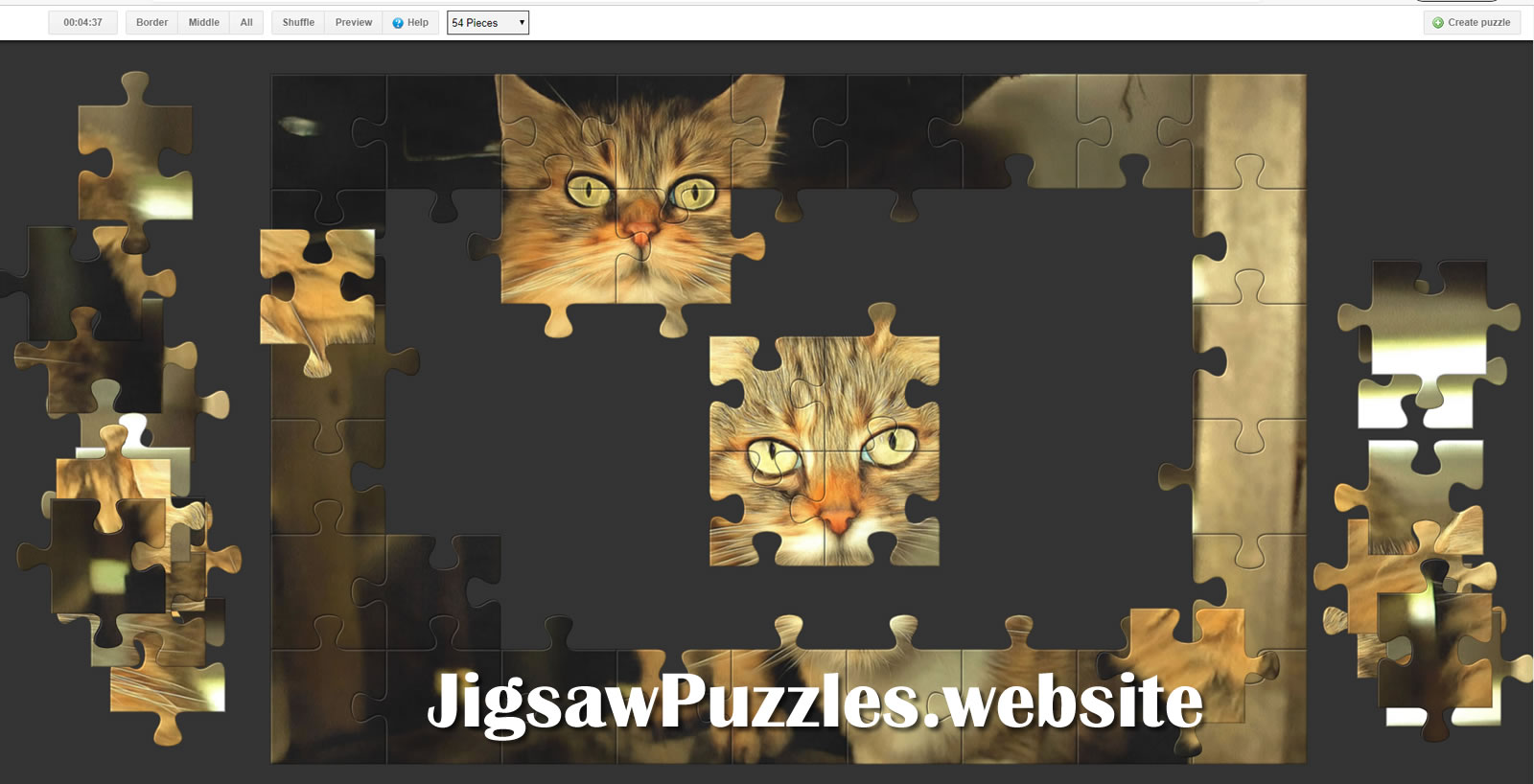 Jigsaw Puzzle | Two Barn Cats - Jigsaw Puzzles Website