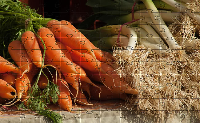Vegetables - 6 Veg / Vegan(!) Jigsaw Puzzles | Healthy Eating Puzzles